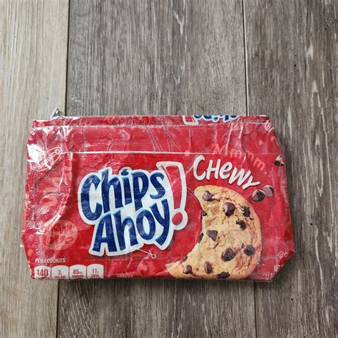 Recycled Chips Ahoy Chewy Cookie Wrapper Bag Etsy