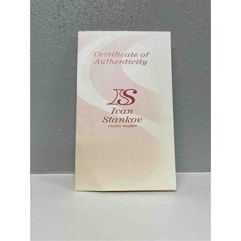 fine master handmade bulgarian violin by ivan stankov 2011