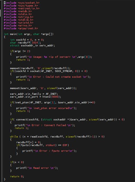 Solved Attach The Screenshots Of The Sample Run Sockets Chegg