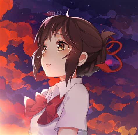 Miyamizu Mitsuha Kimi No Na Wa Drawn By Kiran Kirarin2k Danbooru