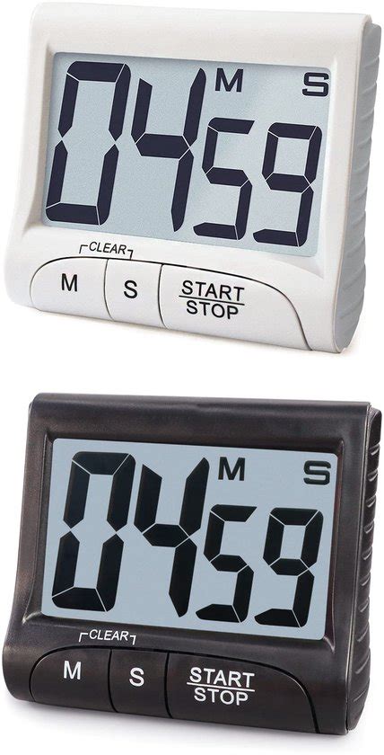 Keukentimer Met Groot Display 2 Stuks Magnetische Digitale Timers