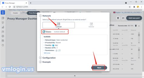 Luminati Proxy Manager Setting