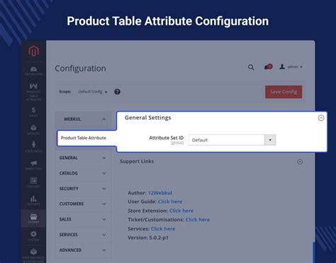 Magento 2 Product Attributes Table Show Table Wise Attribute Listing Webkul