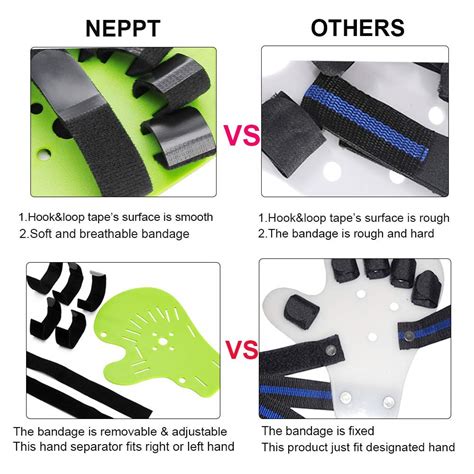 Hand Splint Finger Separator Resting Splint Neuropathy Brace Stroke Rehabilitation Parkinsons