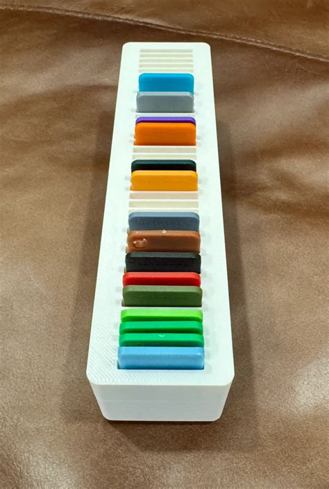 Gridfinity Bambu Labs Filament Swatch Holder By T0nyz Makerworld Download Free 3d Models