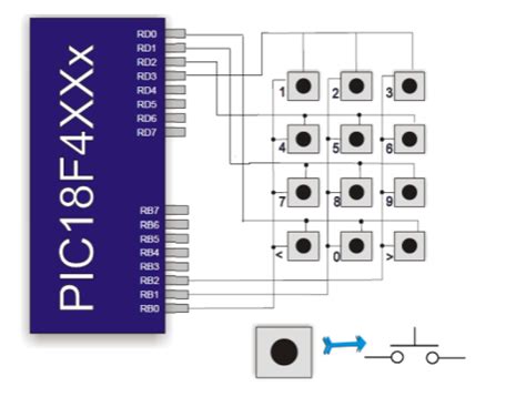 Microcontroller PIC18F452 Pressing Button Doesn T Light Up The LED Electrical Engineering