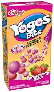 Yogos Bits Strawberry Slam 6 Count Packets Pack Of 8