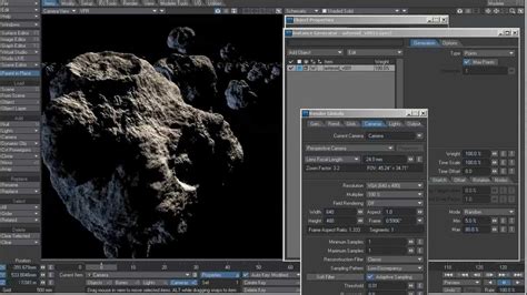 Making An Asteroid Field D Tutorial Lightwave YouTube