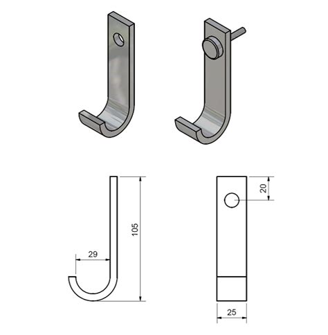 J Hook Brass Craft Lonsdale