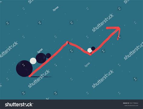 Trend Line Graph Illustration Concept Good Stock Illustration 1821798662