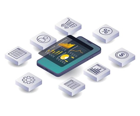 Premium Vector Erp Applications For Analyzing And Developing Business