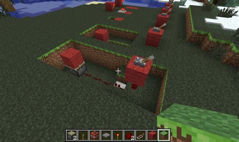 Redstone Tutorials Simple One Use Lever Minecraft Map