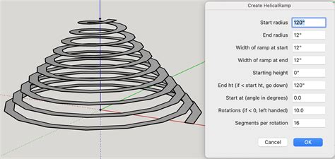 How To Make A 3d Cone Shaped Spiral Sketchup Sketchup Community