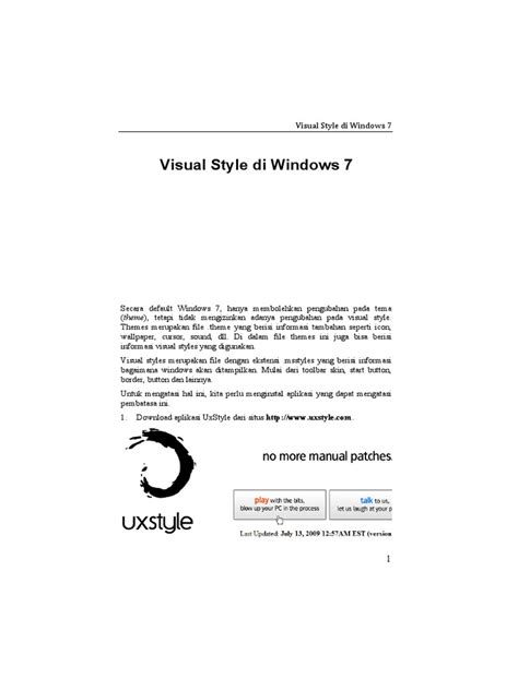 Visual Style Windows 7 Pdf