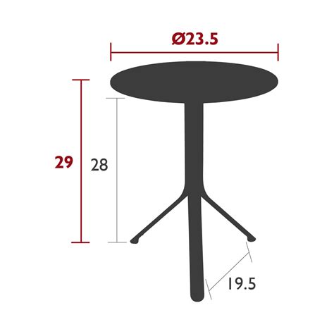 Fermob Resto Round Cafe Table 2modern