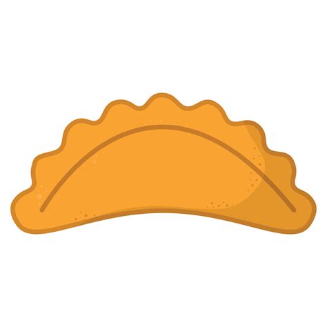 Empanadas Or Fried Pie Vector Illustration Typical Latino America And