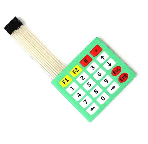 4x5 self adhesive membrane keypad arduino arduino diy human input