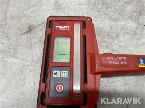 Tvåfallslaser And Lasermottagare Hilti Pre38 Pra38 Svalöv K