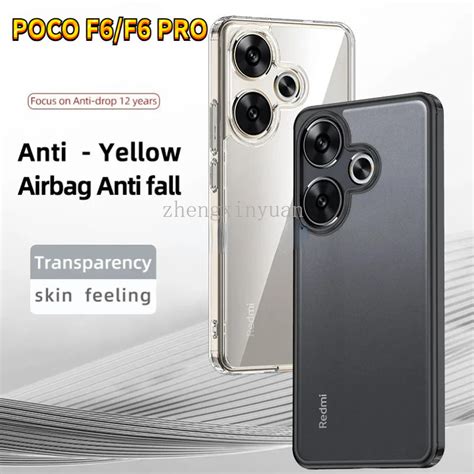 Casing For Xiaomi POCO F Pro G Transparent Shockproof Armor Matet Case For POCOF F Pro
