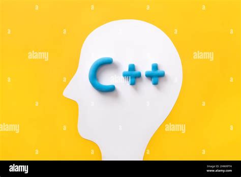 C Programming Language Sign Inside A Humans Head Concept Of Programming Learning Language