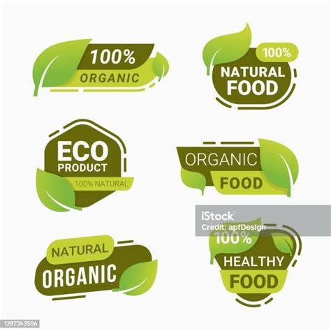 신선한 천연 제품 배지 건강 채식 식품 스티커 0명에 대한 스톡 벡터 아트 및 기타 이미지 0명 개념 건강한 식생활 Istock