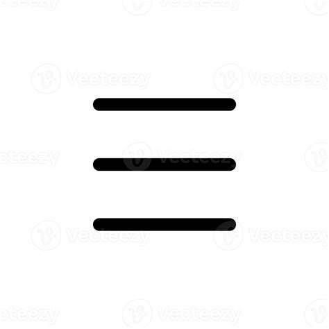 Menu Icon Design Basic Ui Ux Interface Design Element PNG