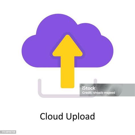 클라우드 업로드 벡터 플랫 아이콘 디자인 그림입니다 흰색 배경에 기호 Eps 10 파일 0명에 대한 스톡 벡터 아트 및 기타 이미지 0명 개념 교환 Istock