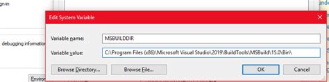 How To Add Msbuild 15 To Windows Registery Stack Overflow