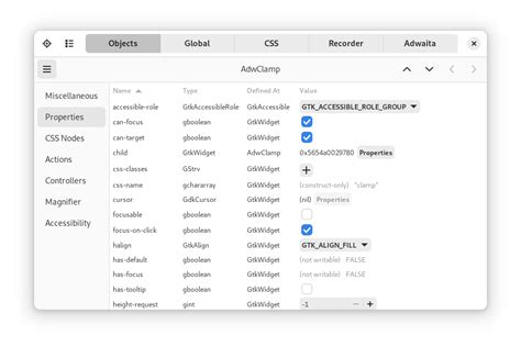Gtk Inspector Gnome Developer Documentation