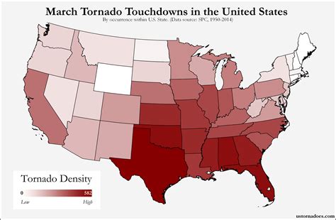 Heres Where Tornadoes Typically Form In March Across The United States