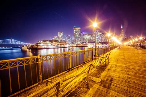 城市江边灯光夜景jpg格式图片下载 熊猫办公
