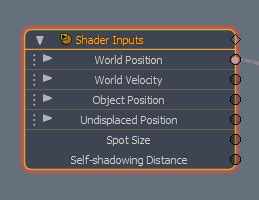 Shader Inputs