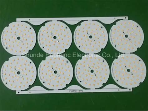 라운드 알루미늄 Pcb와 Led 칩 회로 보드 의 고품질 라운드 알루미늄 Pcb와 Led 칩 회로 보드