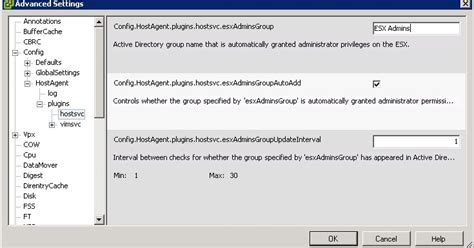 VMware Front Experience Undocumented Parameters For ESXi 5 0 Active Directory Integration