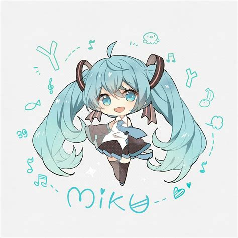 Pin By Miku Chan On Miku Miku Hatsune Chibi Anime Chibi Hatsune Miku