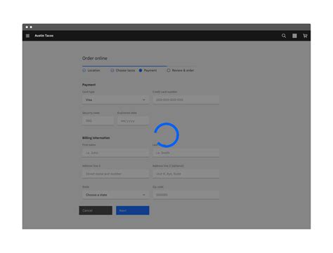 loading carbon design system
