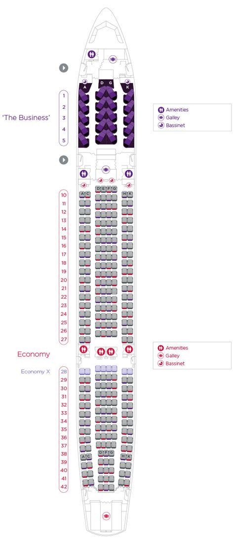 Airbus A330 Seat Map Color 2018