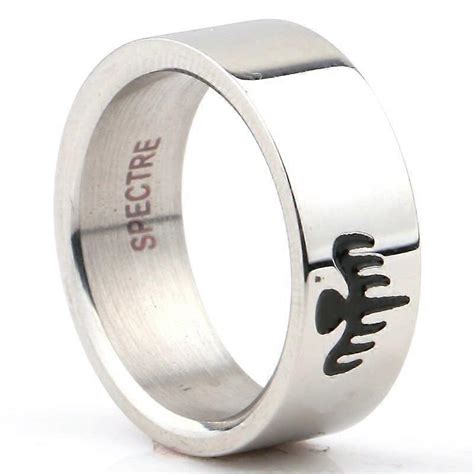 New Trendy James Bond 007 Spectre Ring Men S Ring Fashion Metal