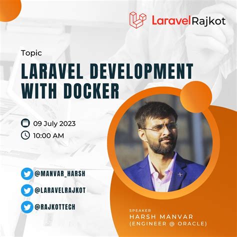 Harsh Manvar On Linkedin Laravel Meetup Rajkot Laraveldevelopment Docker