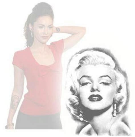 Megan Fox Monroe Tattoos