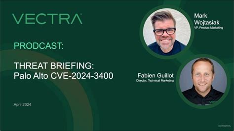 Gunnar Gustafson On Linkedin Vectra Ai Threat Briefing Cve 2024 3400