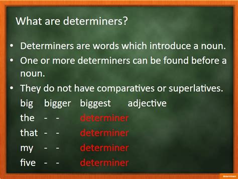 Of The Best Determiners Resources And Worksheets For KS English Teachwire