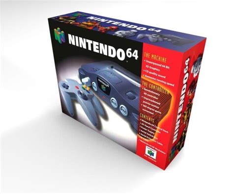 Nintendo 64 En Console Box English Edition Pal