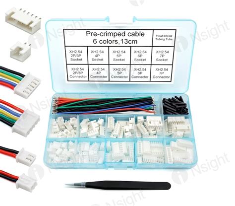2 54mm Male And Female Jst Connector Kit With 22awg Pre Crimped Cables W Insightfpv