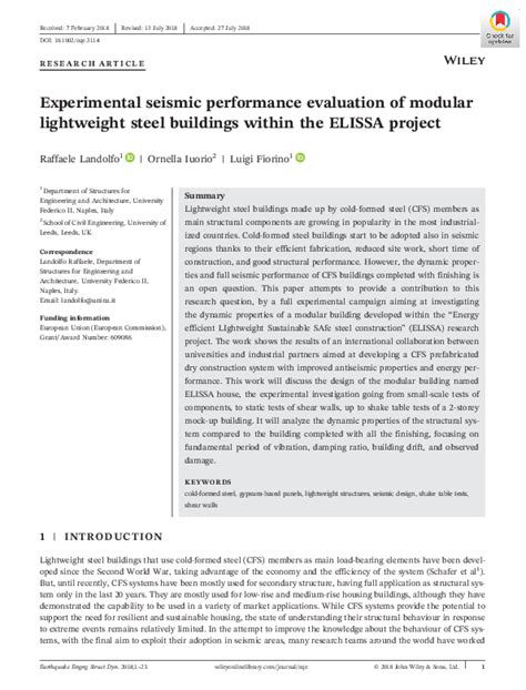 Pdf Experimental Seismic Performance Evaluation Of Unreinforced Brick Masonry Shear Walls