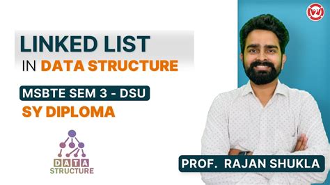 Linked List In Data Structure Msbte Sem 3 Dsu Sy Diploma Youtube