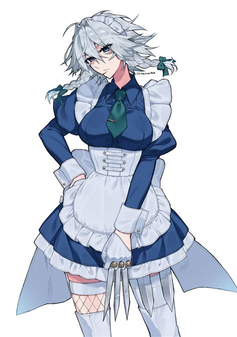 Izayoi Sakuya Touhou Drawn By Himadera Danbooru