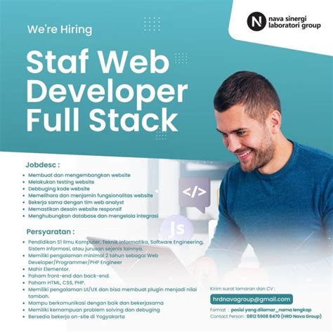 Loker Jogja Id On Linkedin Lowongan Kerja Staf Web Developer Full Stack Di Nava Group
