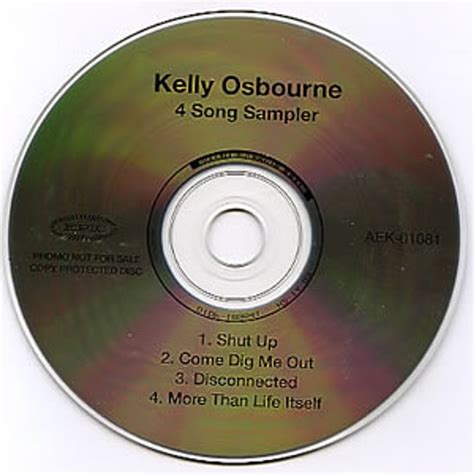 Kelly Osbourne 4 Song Sampler Us Promo Cd Single —