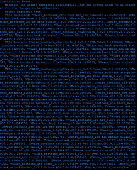 Esxi Command Line Upgrades